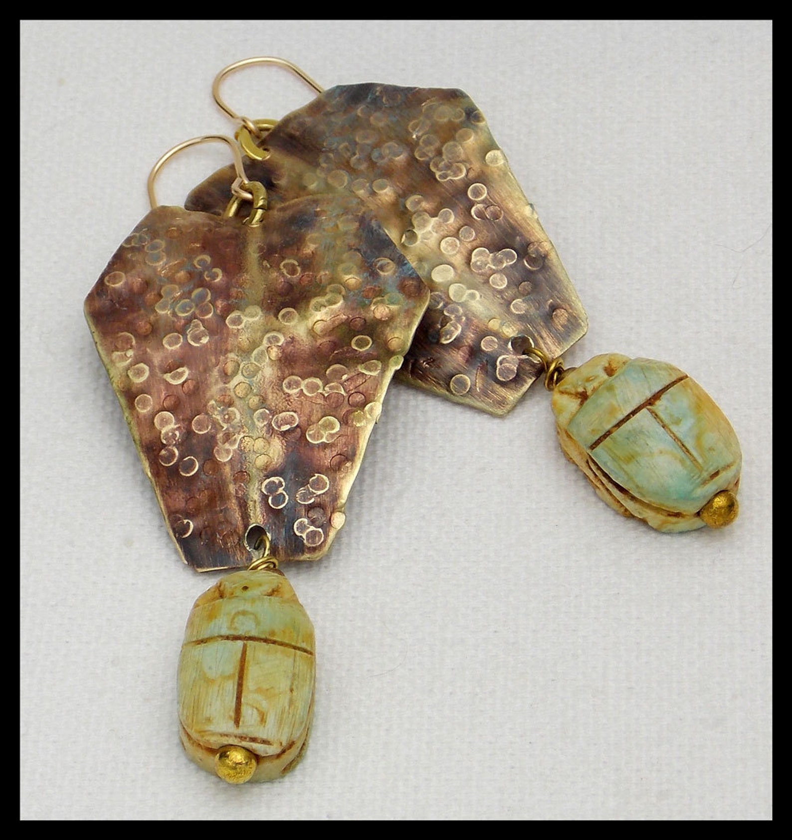 EGYPTIAN SCARAB Handmade Egyptian Faience Scarabs - Etsy