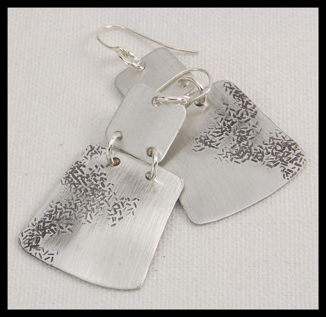MYSTICAL - Handforged Hammered & Oxidized Pewter Statement Earrings - Etsy