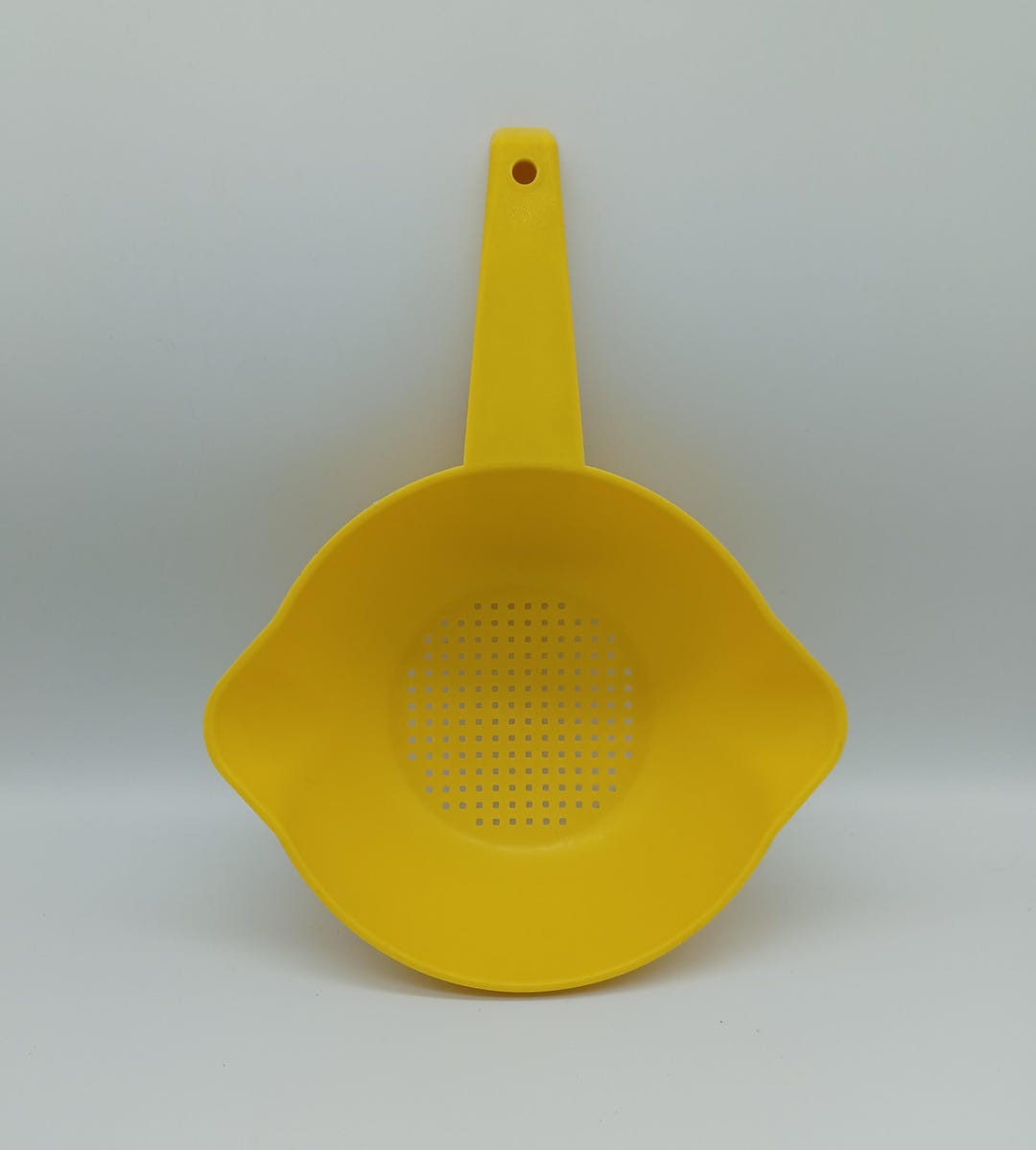 Vintage Yellow Tupperware Strainer - Etsy