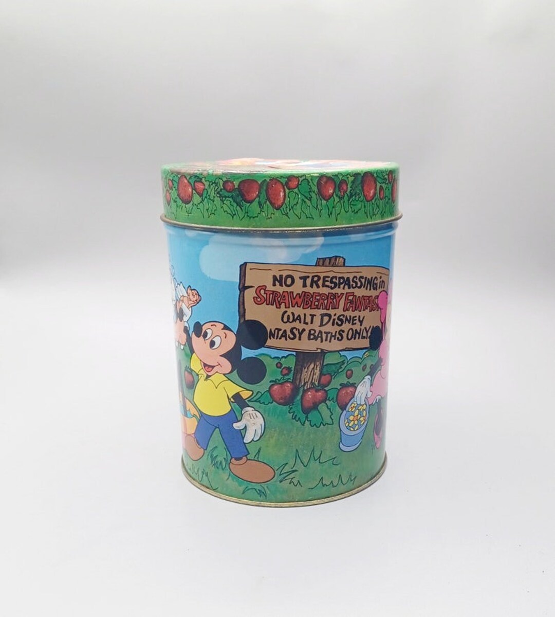 Vintage Disney Tin Mickey Bank Fantasyland - Etsy