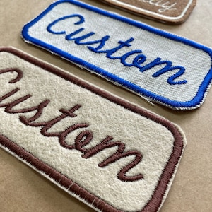 Custom Vintage Style Patch • Bespoke Badge • USA Workwear Mechanic ...