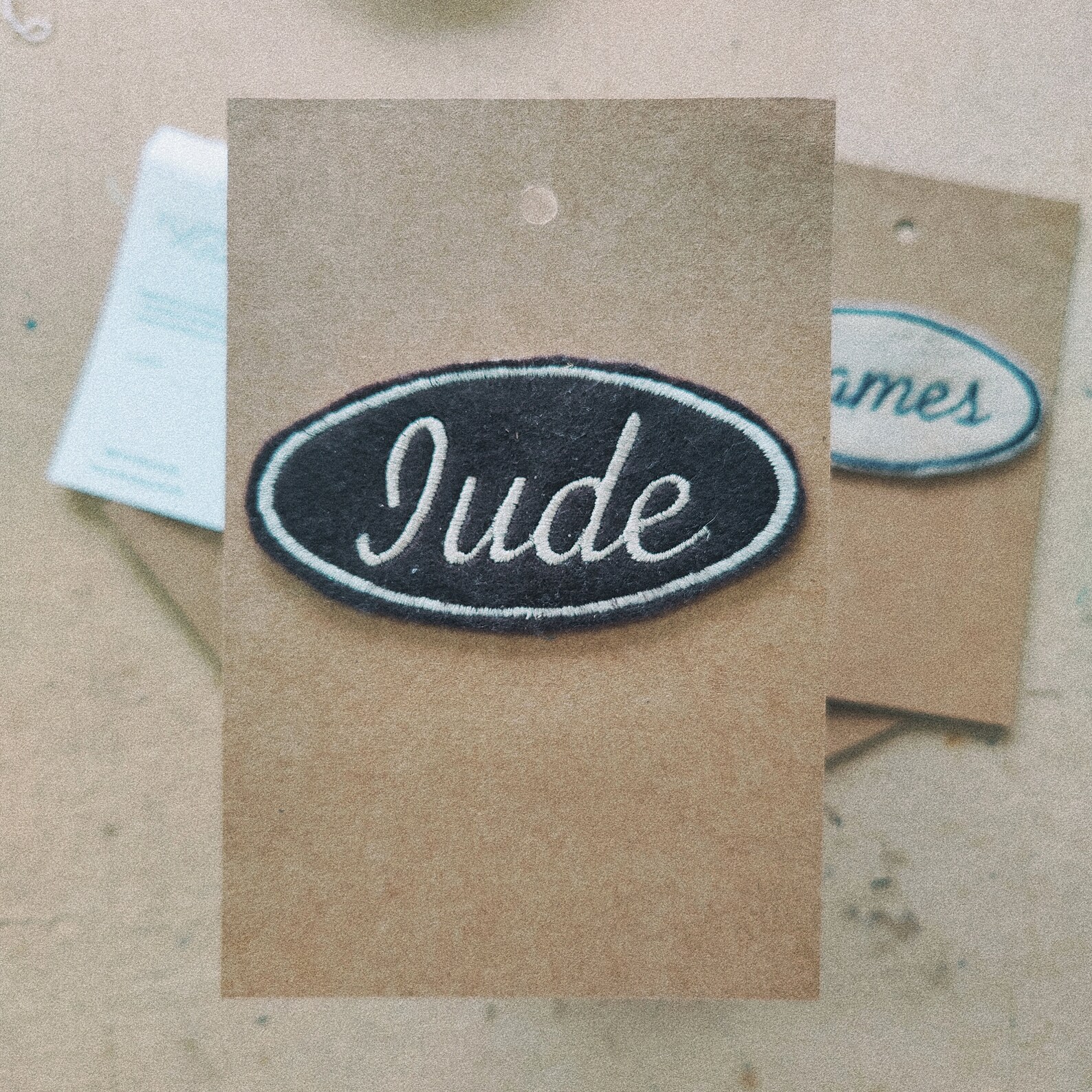 Vintage Style USA Workwear Patch — 50s 60s Custom Name Tag — Retro ...