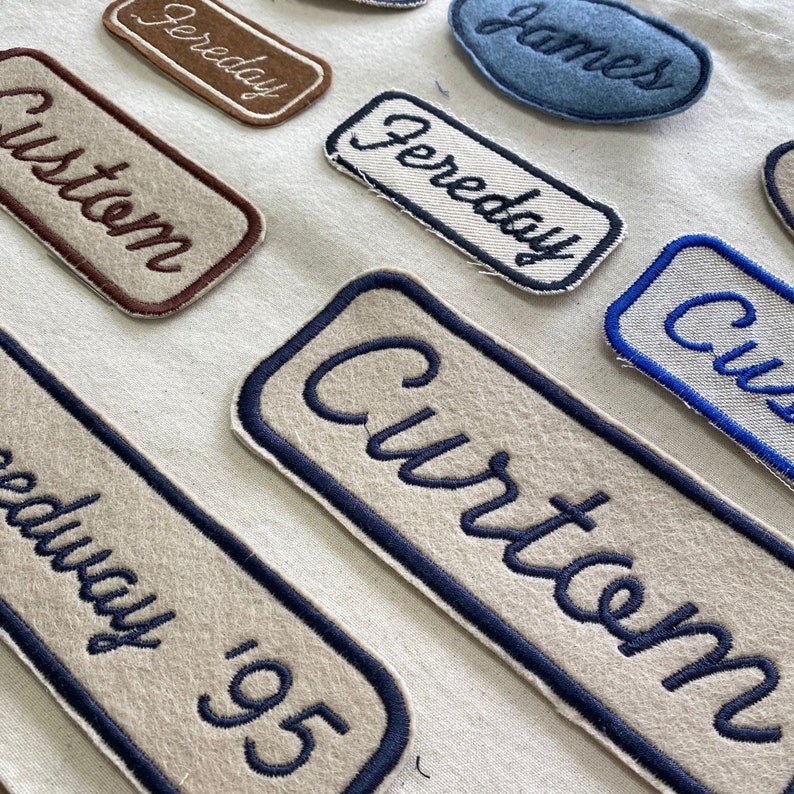 Custom Vintage Style Patch • Bespoke Badge • USA Workwear Mechanic ...