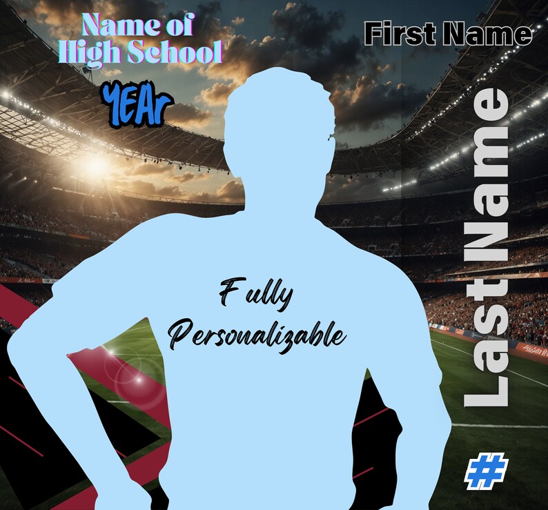 Soccer Poster & Banner Canva Template | Editable Digital Soccer ...