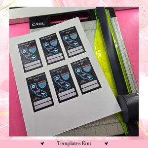 California Souvenir Gift Tags Template – Printable, Editable (canva) - Etsy