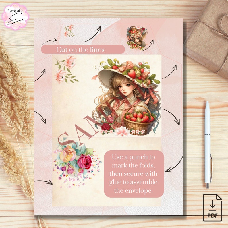 Instant Download Letter Writing Set, Printable Letter Writing Set in ...