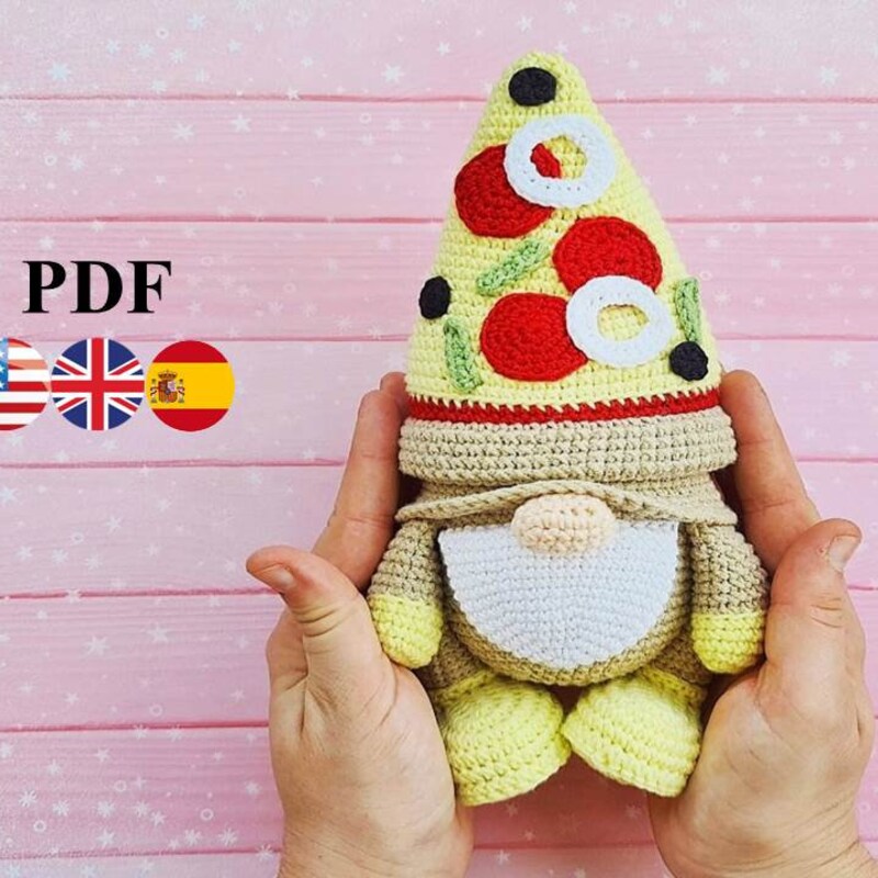 Pizza Knitting Pattern - Etsy