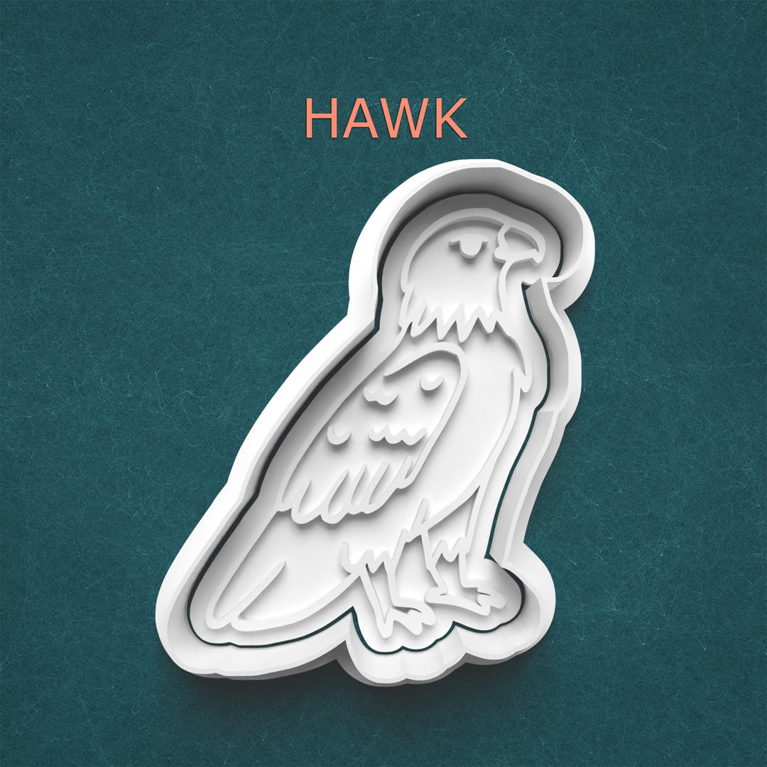 Hawk Cookie Cutter ~ Polymer Clay Cutter ~ Baking Supplies ~ Kitchen ...
