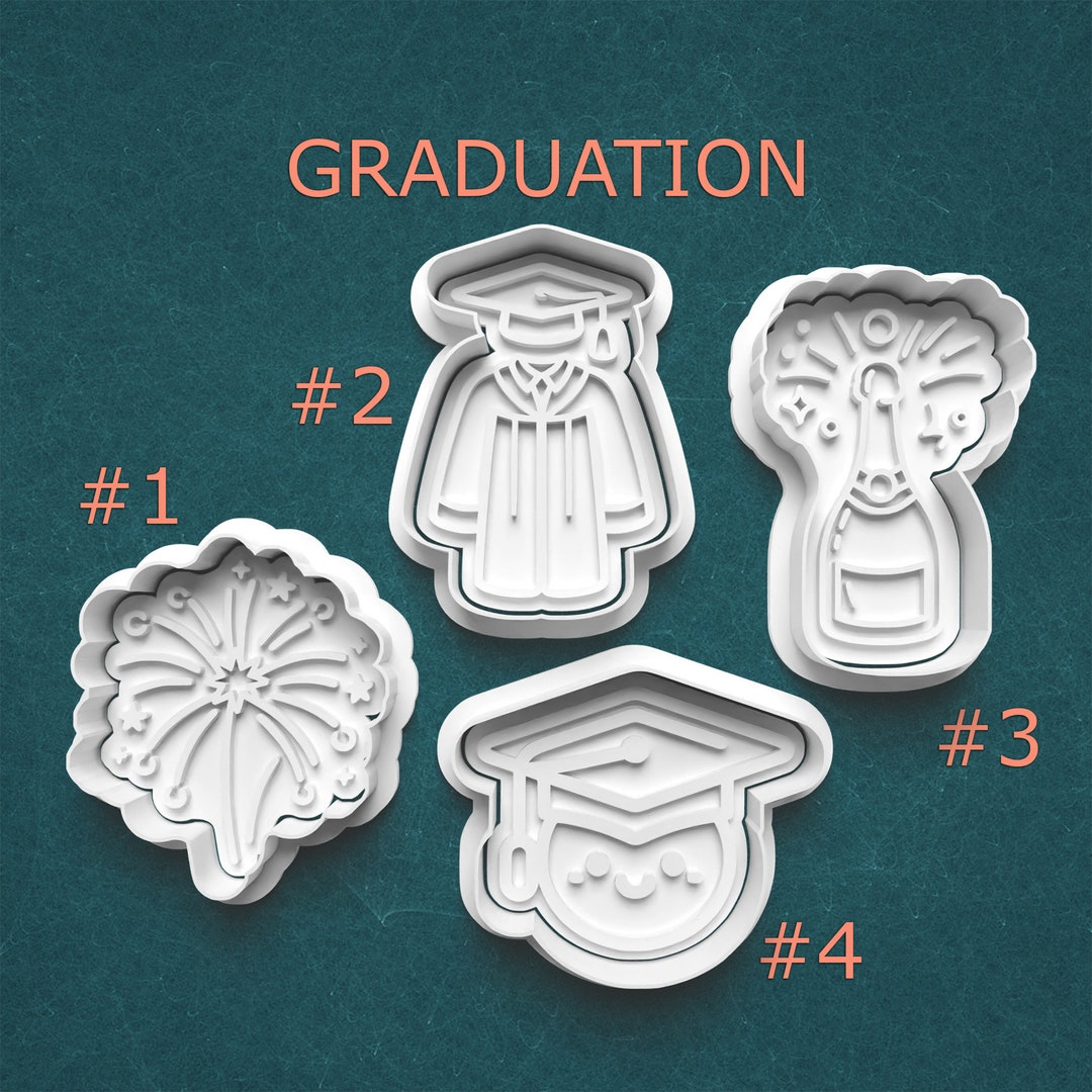 Graduation Gown Cookie Cutter ~ Happy Graduation ~ Grad Gifts ~ Student ...