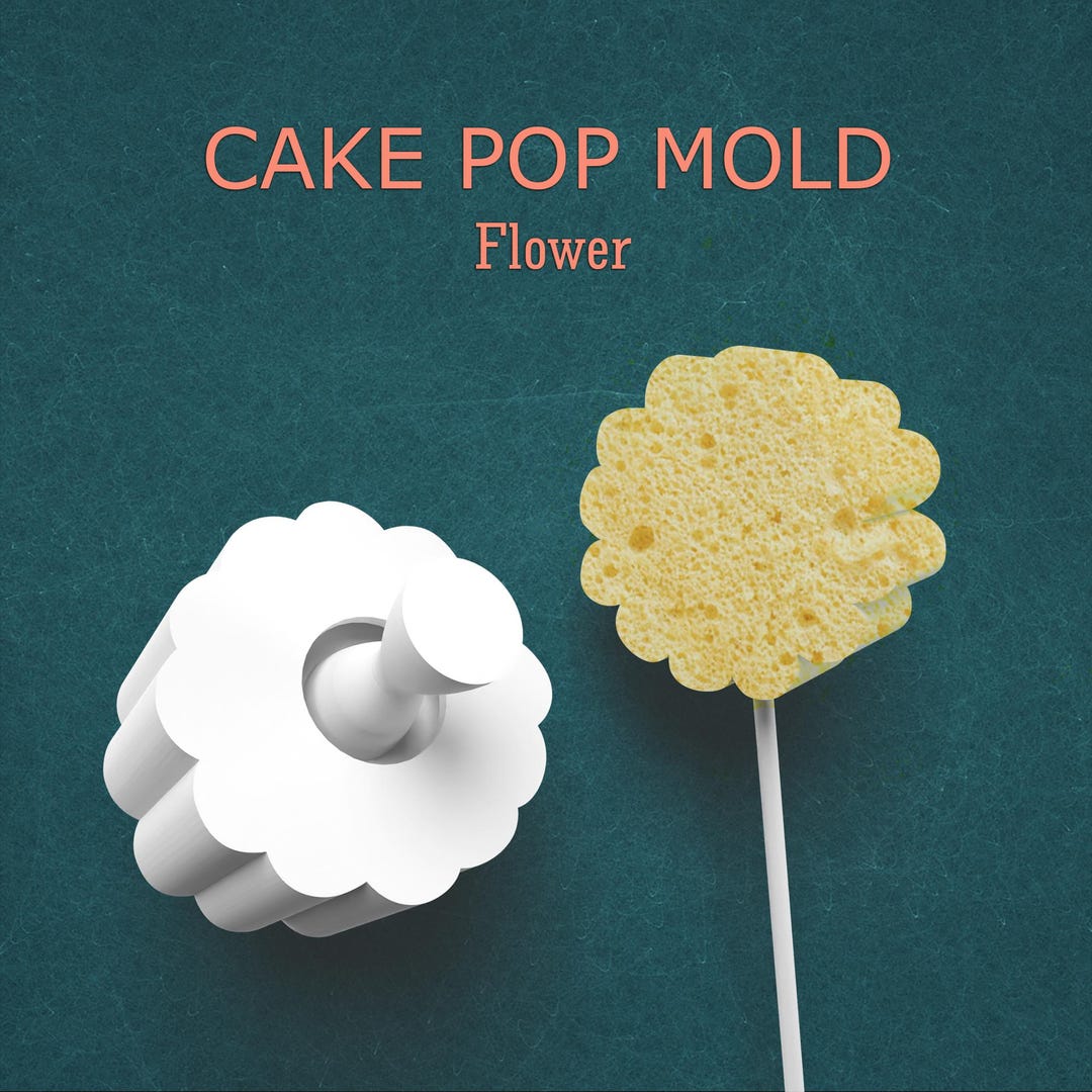 Daisy Flower Cake Pop Mold – 2-piece Set With Pop Press Tool | Perfect ...