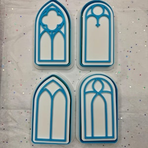 Church Window Cutters ~ Stained Glass Window Cookie Cutters ~ Gothic ...