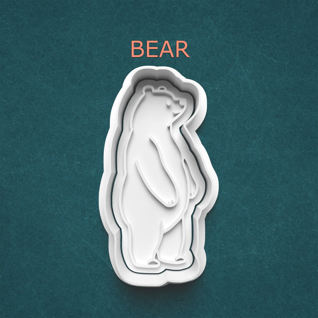 Grizzly Bear Cookie Cutter ~ Black Bear Cutter ~ Baking Supplies ...