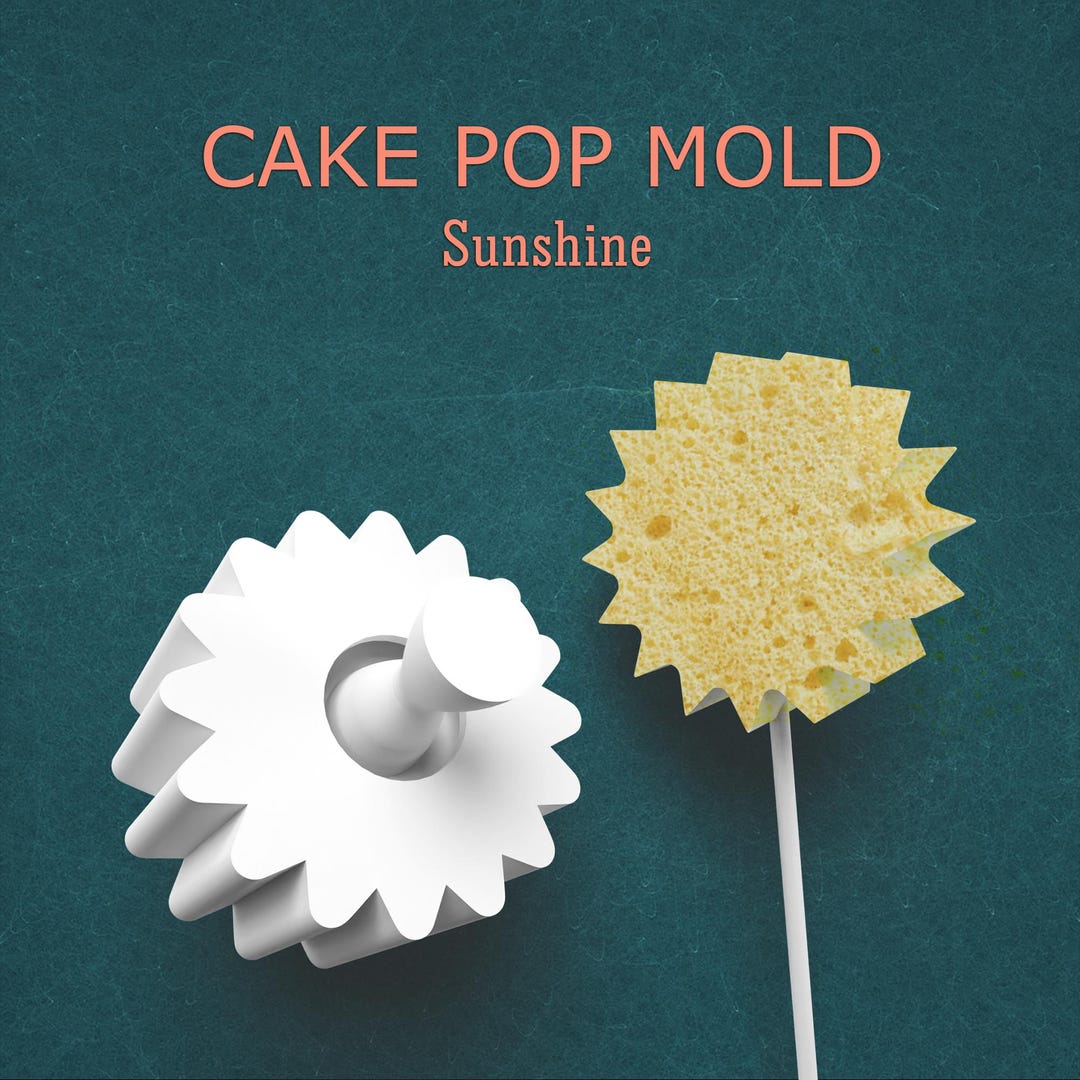 Sunshine Cake Pop Mold – 2-piece Set With Pop Press Tool | Perfect for Summer Parties, Picnics ...