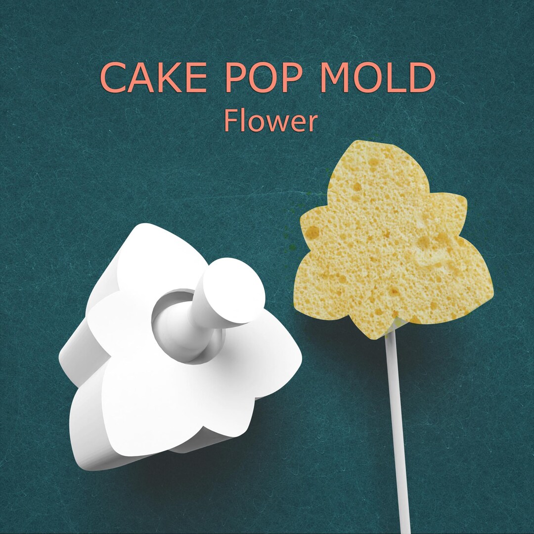 Flower Cake Pop Mold, Easy Cake Pop Press, Baking Tool for Cake Balls ...