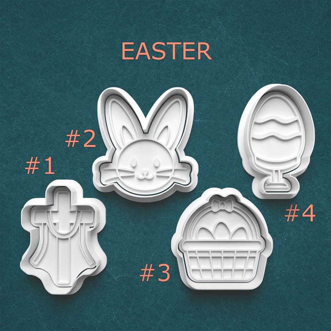 Christian Easter Cutter ~ Easter Bunny Cutter ~ Easter Basket Cookie ...