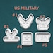 3D Printed US Military Cookie Cutters and Stamps - Etsy