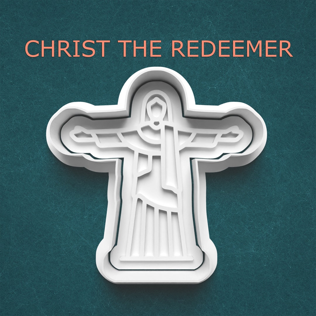 Christ the Redeemer Cookie Cutter ~ Rio De Janeiro Brazil Landmark ...