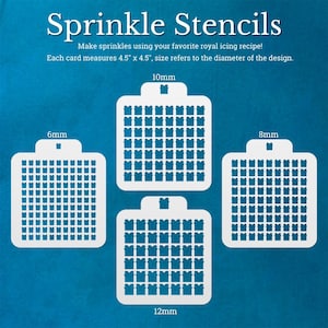 Candy Cane Sprinkle Card ~ DIY Custom Sprinkle Stencils ~ Royal Icing ...
