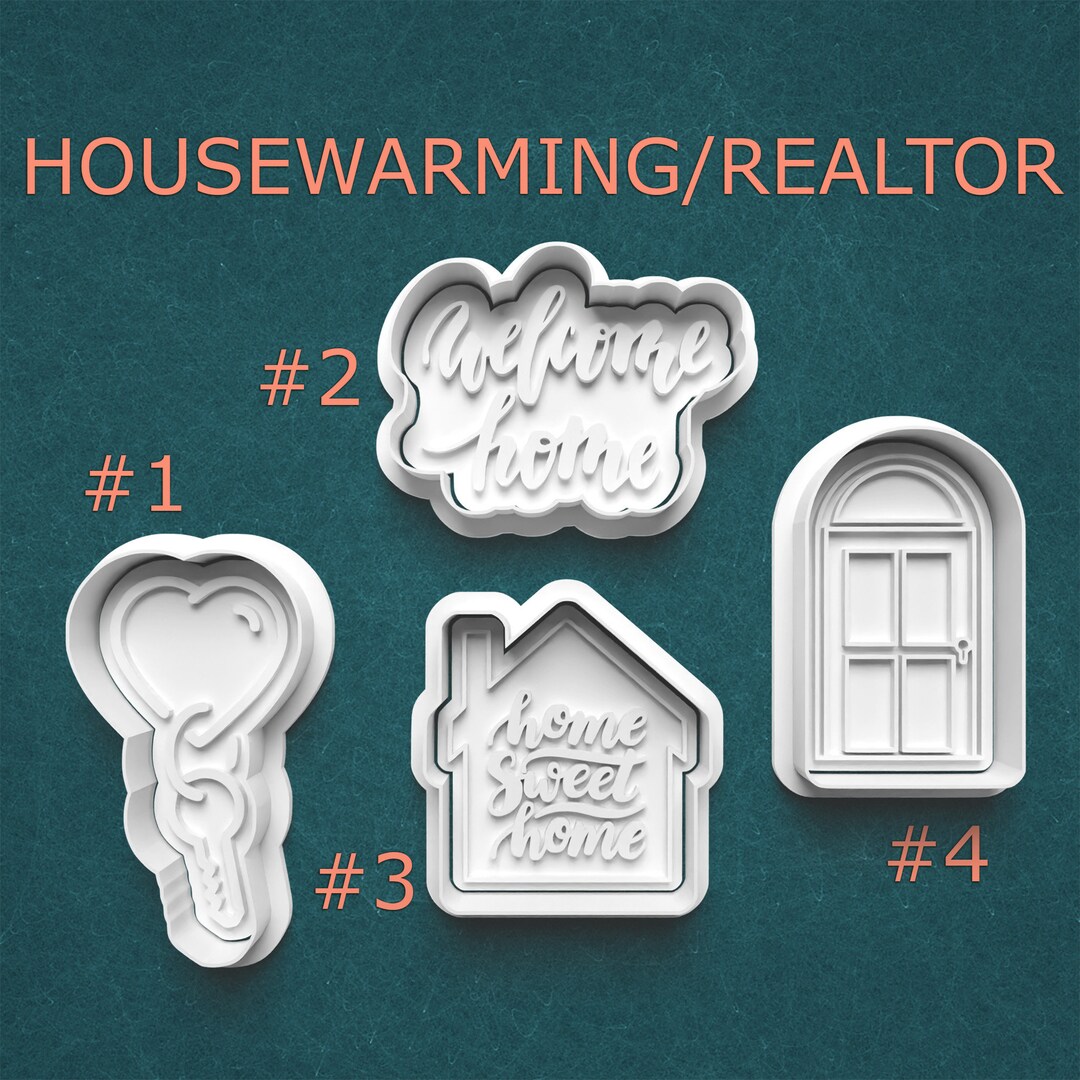 House Warming Cookie Cutters ~ Welcome Home Cutter ~ Home Sweet Home ...