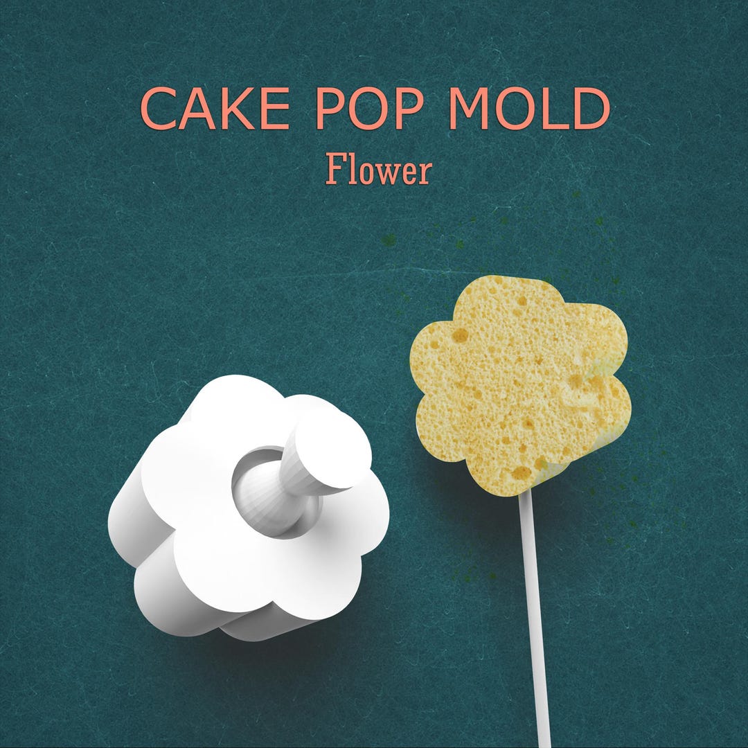Flower Cake Pop Mold – 2-piece Set With Pop Press Tool | Perfect for ...