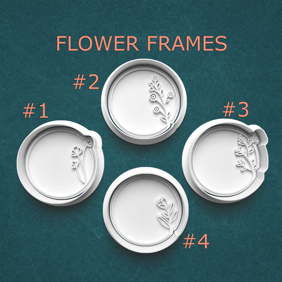 Flower Frame Cutters ~ Cookie Decorating ~ Cookie Art ~ Polymer Clay ...