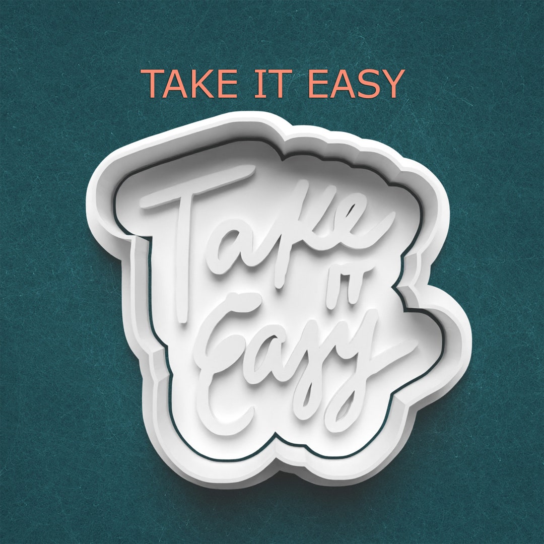 Take It Easy Cookie Cutter ~ Rest and Relaxation ~ Retirement Gifts ...