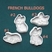 French Bulldog Cutters ~ Adorable Dog Cookie Cutters ~ Puppy Clay ...