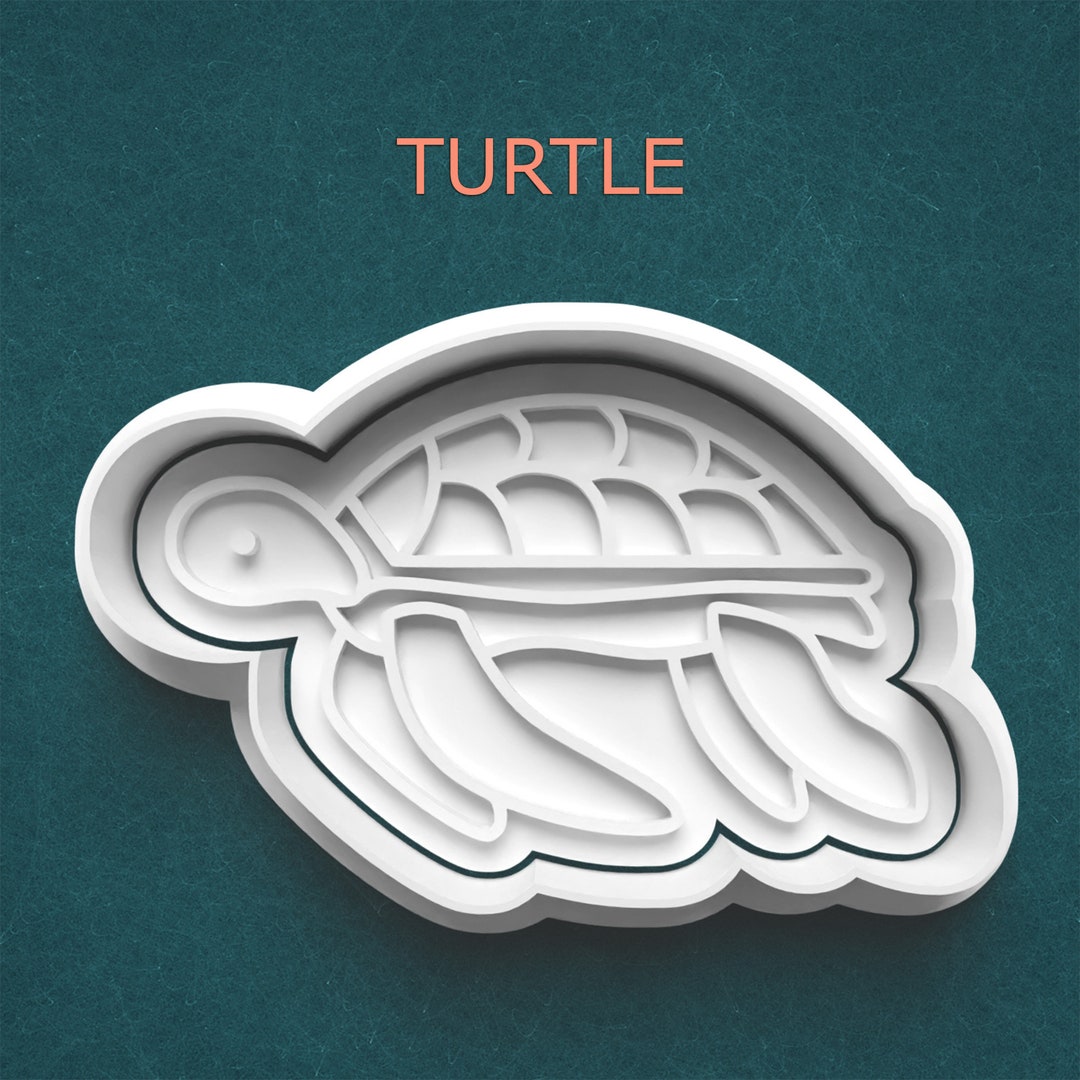 Turtle Cookie Cutter ~ Sea Turtle ~ Tortoise ~ Polymer Clay Cutter ...