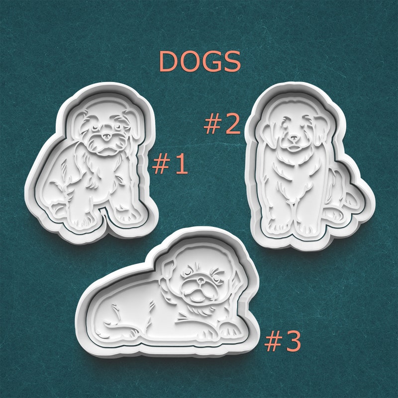 Large Silicone Dog Molds - Etsy