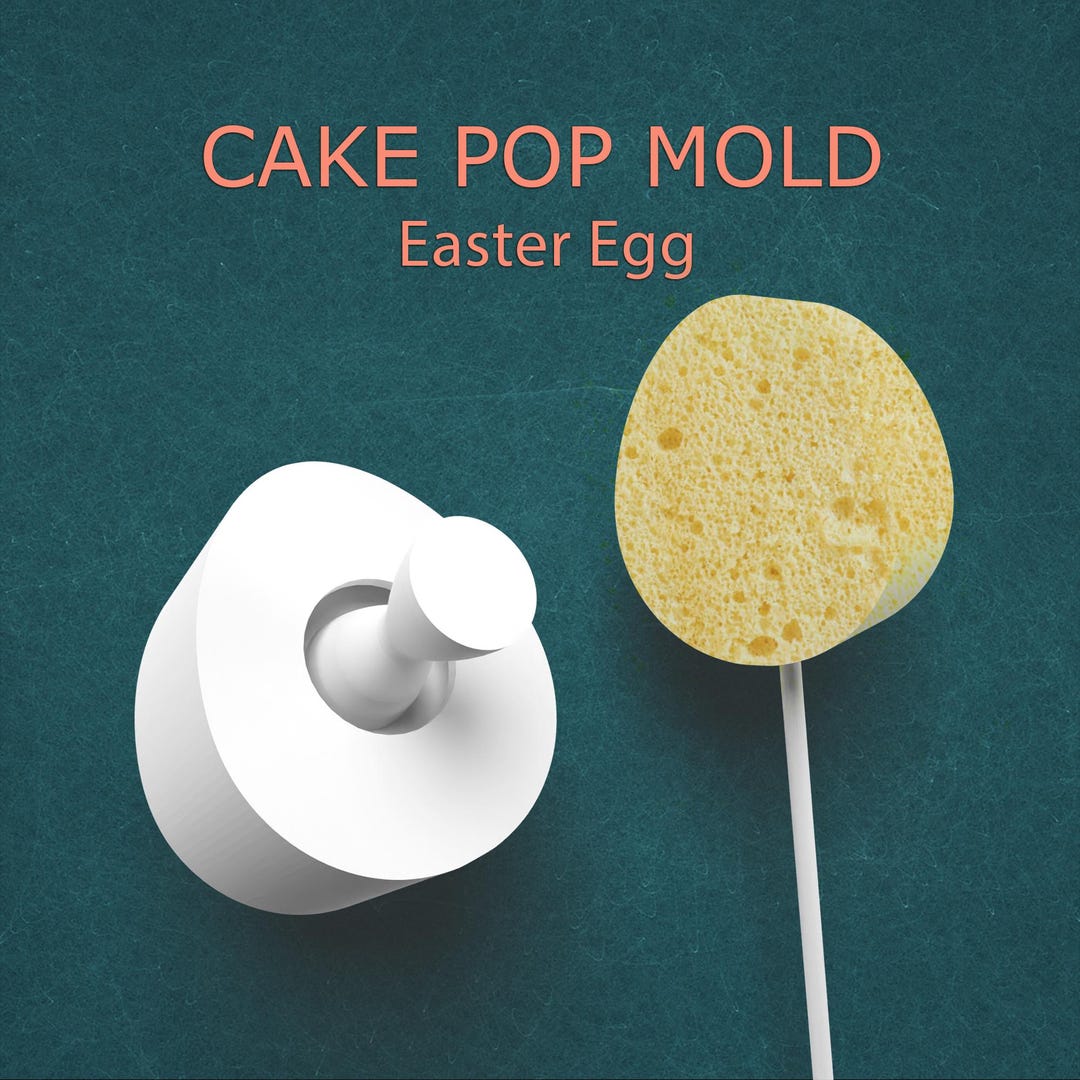 Easter Egg Cake Pop Mold – 2-piece Set With Pop Press Tool | Perfect ...