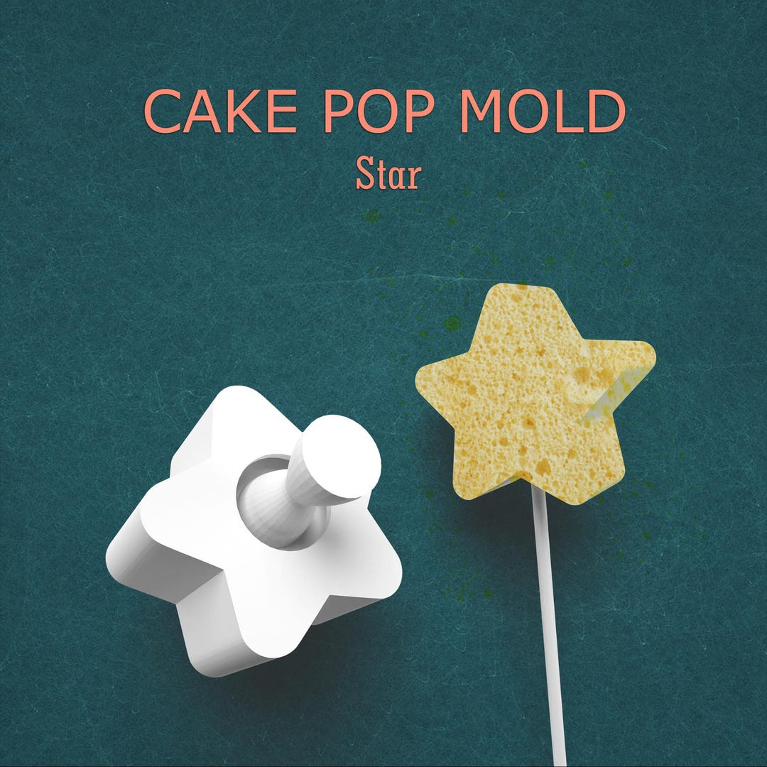 Star Cake Pop Mold – 2-piece Set With Pop Press Tool | Perfect for ...