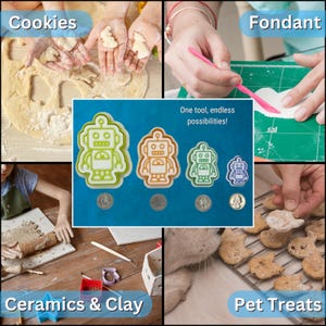 Egyptian Ancient History Cookie Cutter Set – Pharaoh, Anubis, Scarab ...