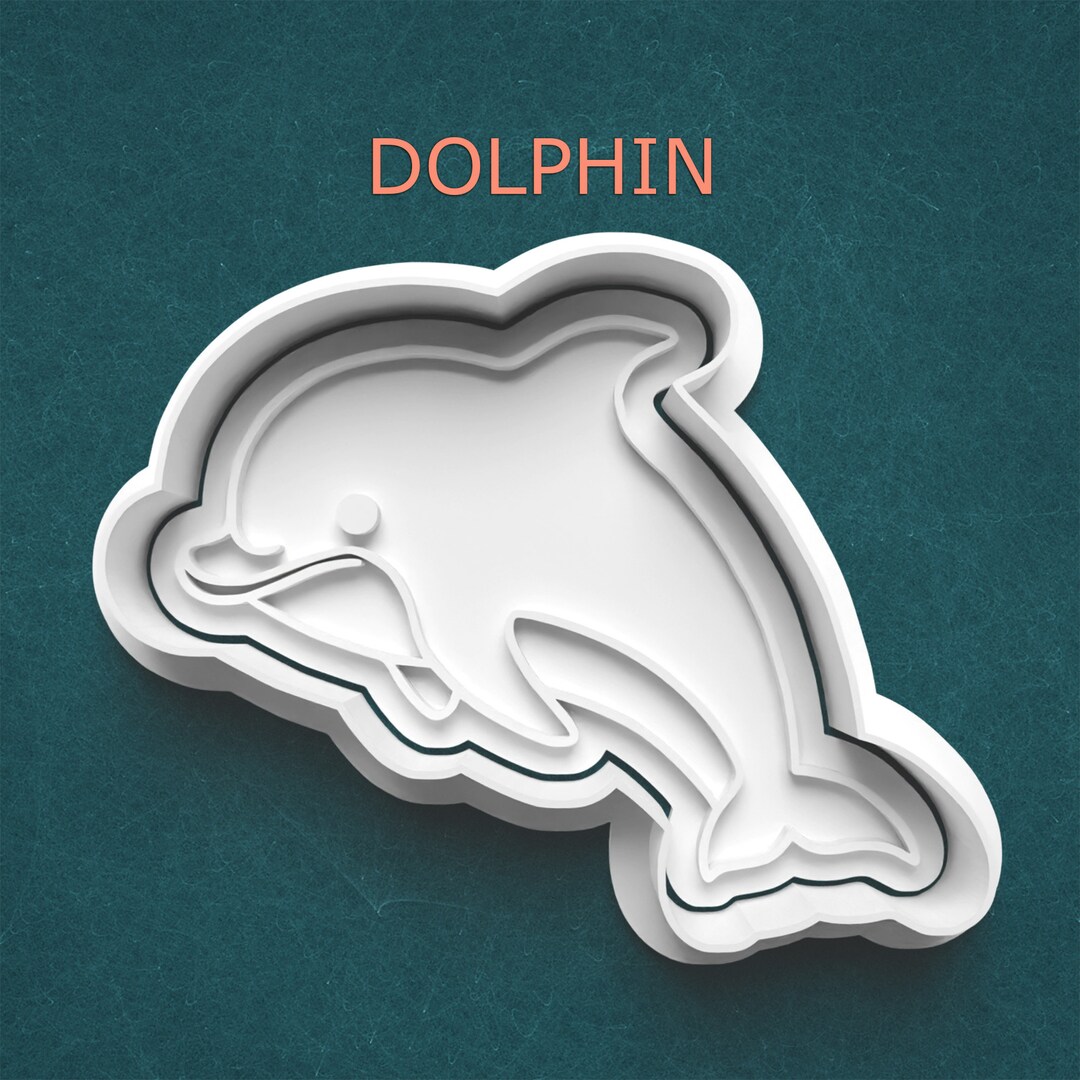 Dolphin Cookie Cutter ~ Dolphin Polymer Clay Cutter ~ Baking Supplies ...