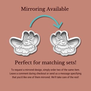 Mothman Cookie Cutter and Clay Stamp ~ Cute Cryptid Cookie Cutter and ...