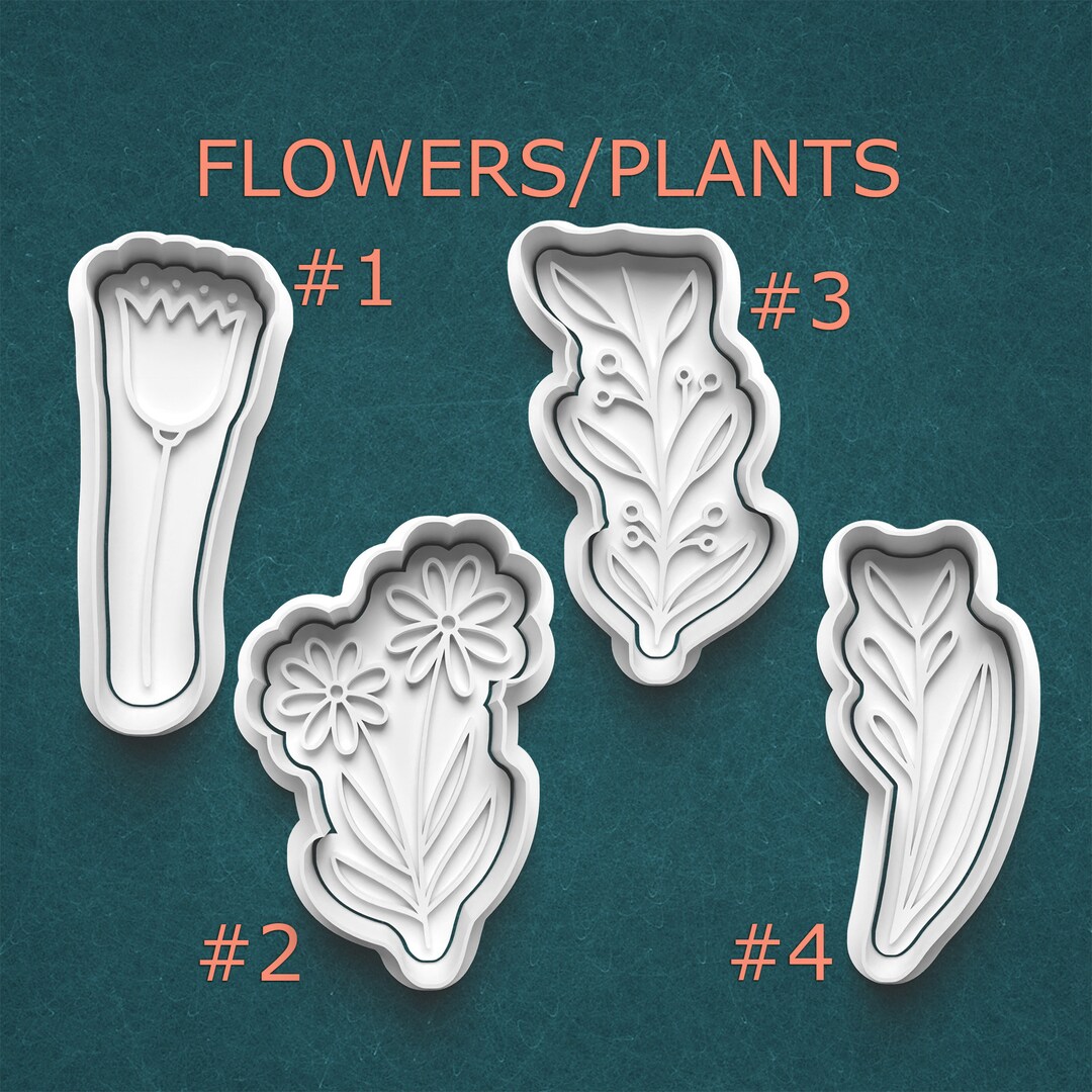 Tulip Cookie Cutter ~ Daisy Cutter ~ Plant Cutters ~ Flower Cutters ...