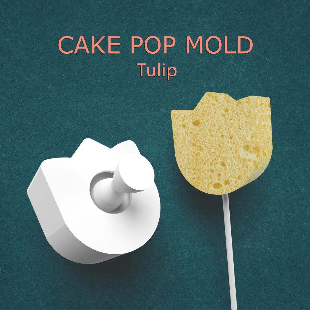 Tulip Flower Cake Pop Mold, Easy Cake Pop Press, Baking Tool for Cake ...