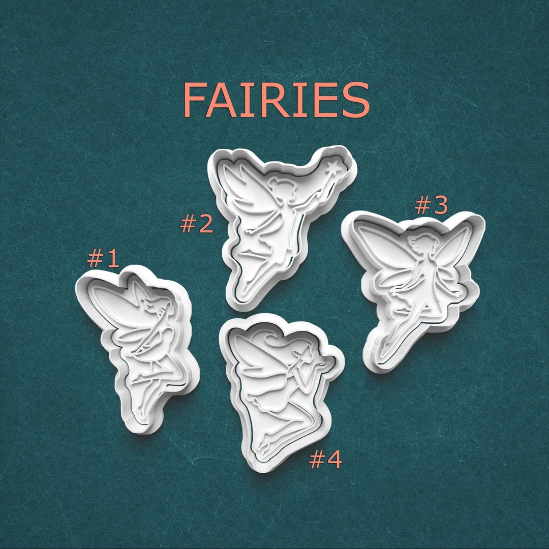 Fairy Cookie Cutter Set ~ Magical Fairy Designs for Baking & Crafts ...
