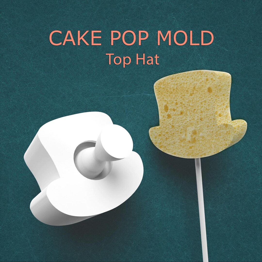 Top Hat Cake Pop Mold ~ Easy-shape Cake Pop Press for Parties, New Year ...