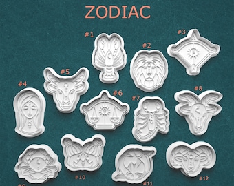 Gemini Constellation 266-C295 Cookie Cutter Set - Etsy