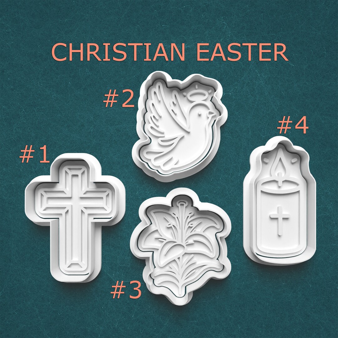 Christian Cookie Cutters ~ Easter Cutters ~ Christian Cross ~ Gifts for ...
