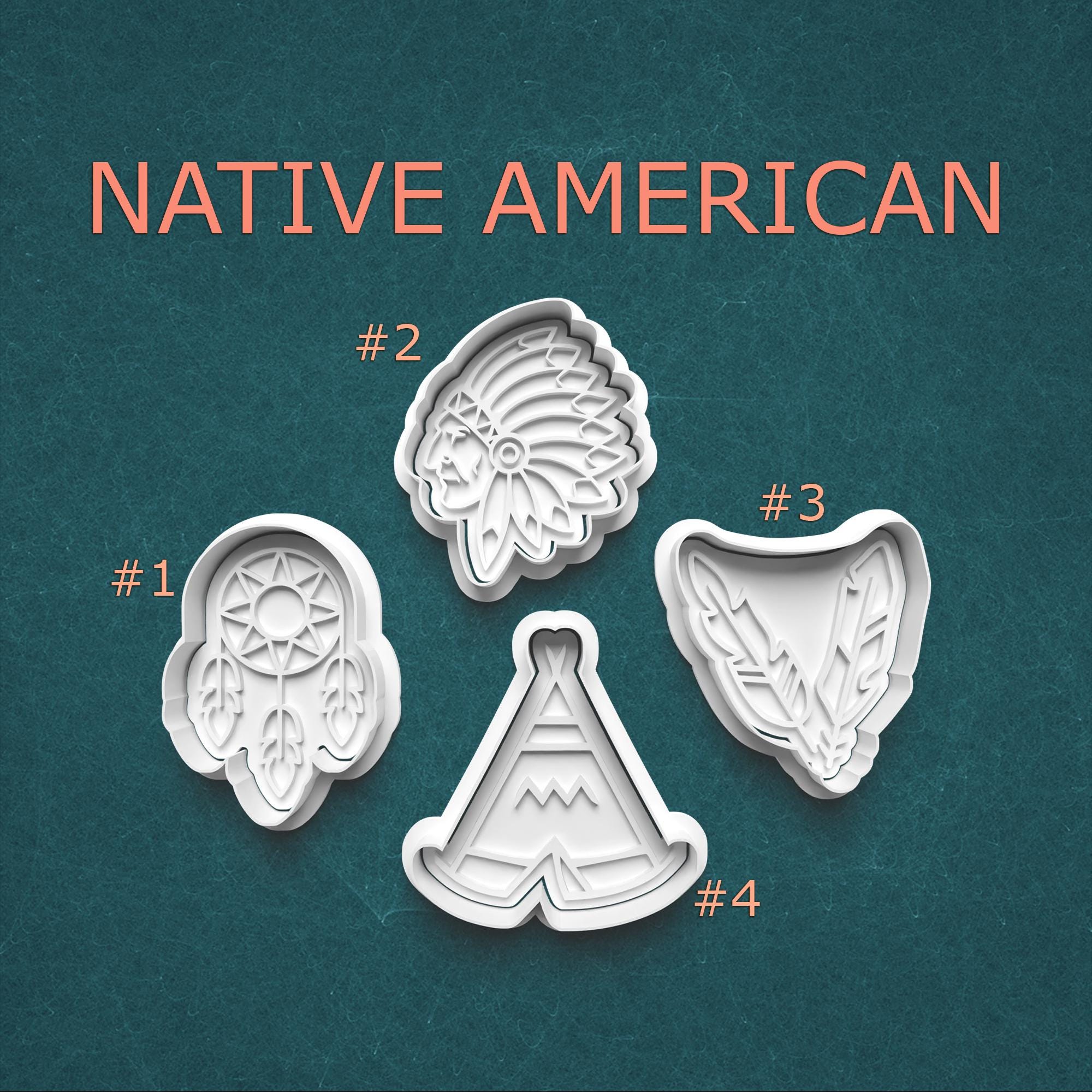 Native American-inspired Cookie Cutter Set – Dreamcatcher, Teepee ...
