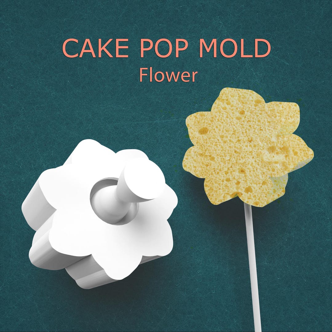Flower Cake Pop Mold, Easy Cake Pop Press, Baking Tool for Cake Balls ...