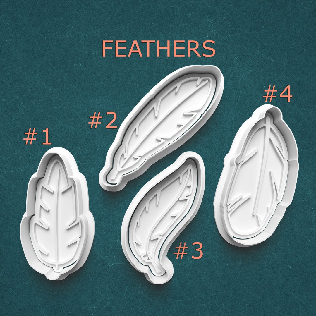 Feather Cookie Cutters ~ Bohemian Decor ~ Boho Crafts ~ Outdoors ...