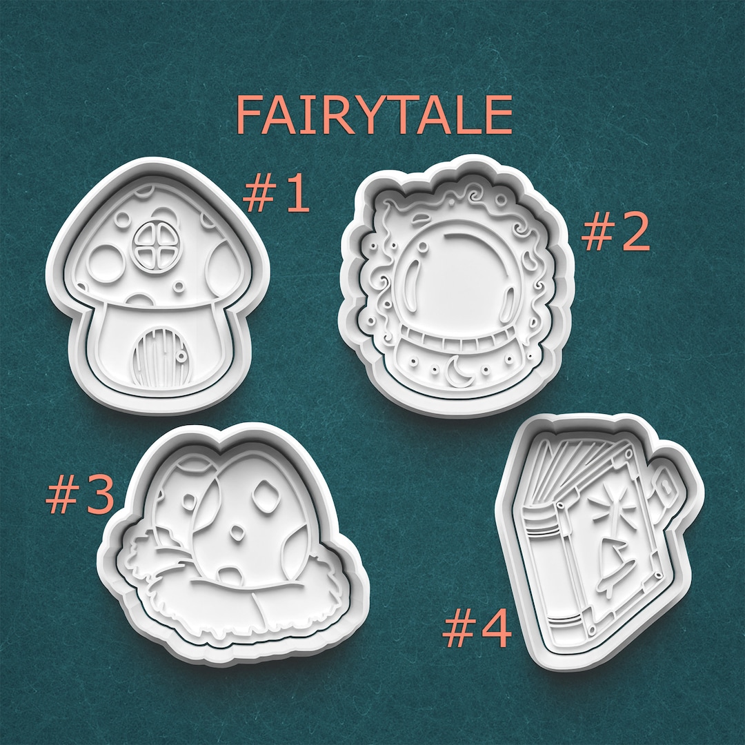 Fantasy Cookie Cutters ~ Fairy Tale Polymer Clay Cutters ~ Dragon Eggs ...