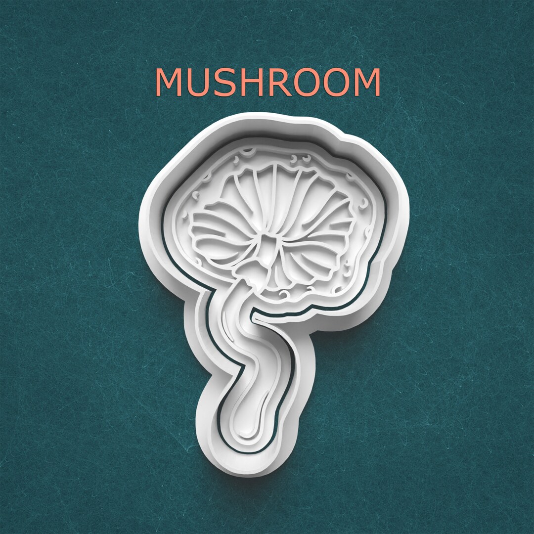 Groovy Mushroom Cookie Cutter ~ Fungus Cookie Cutter ~ Dancing Mushroom ...