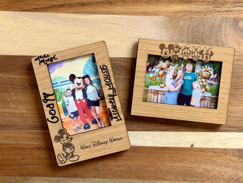 Disneyland Picture Frame, Character Autograph Souvenir, Magnetic ...