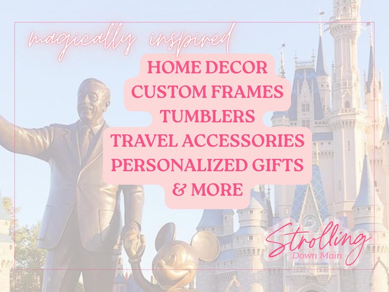 Disneyland Picture Frame, Character Autograph Souvenir, Magnetic ...