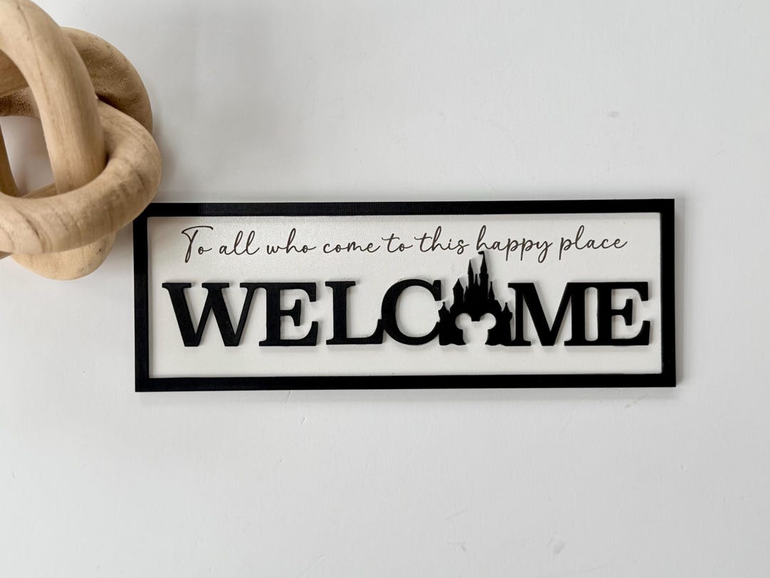 Welcome to This Happy Place - Hidden Mickey Castle - Disney Inspired ...