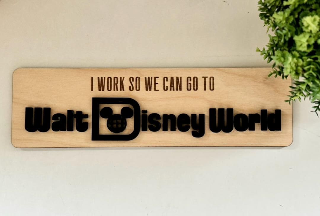 Disney Office Decor, I Work so We Can Go to Disney | Classroom | Best ...