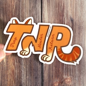 Trap Neuter Return TNR Kitty Sticker - Etsy